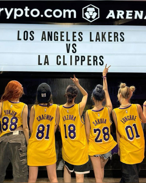 LE SSERAFIM Unisex Los Angeles Lakers Swingman Custom Jersey – KR Station